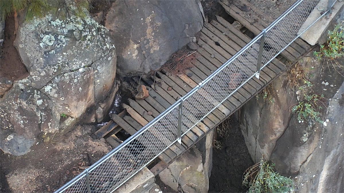 First Basin Track damage being assessed - City of Launceston